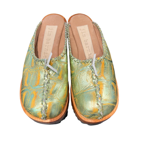 Free People | Shoes | Jim Barnier Wooden Heel Clog Platform Sandals ...